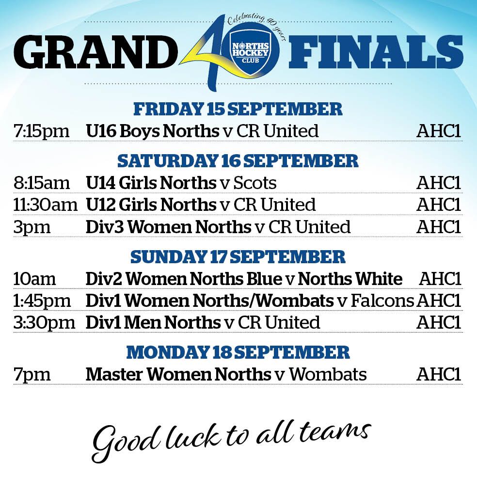 2023 Grand Final Draw | Norths Hockey